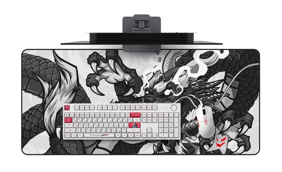 Коврик ARDOR GAMING GM-XL Asia Dragon Black and White (XL) черный