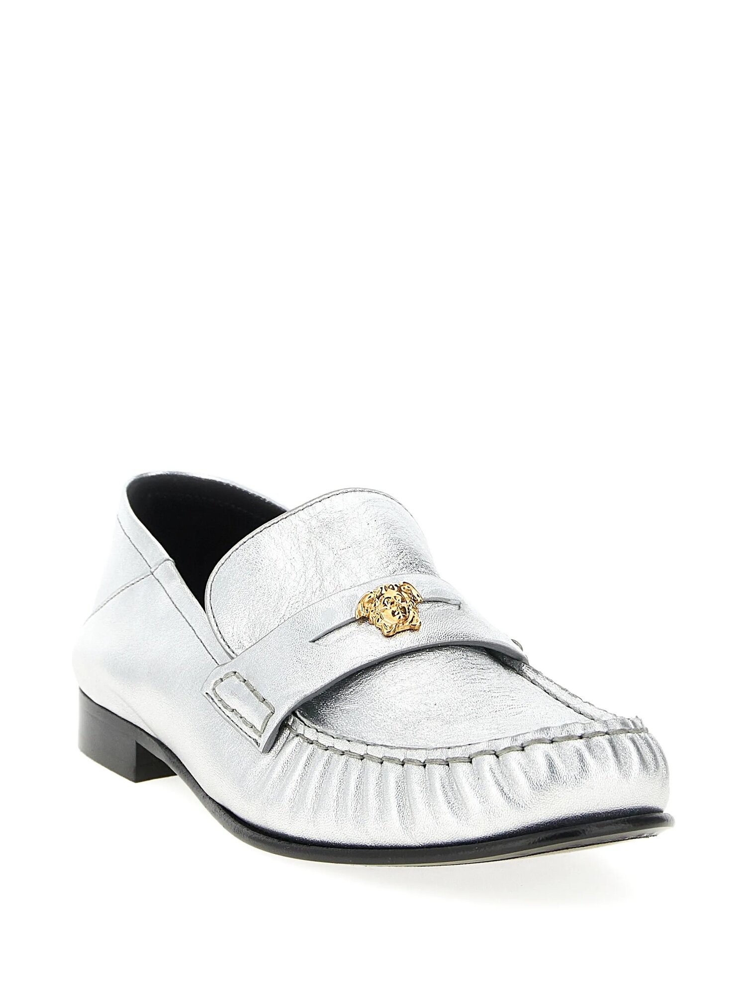 Лоферы Versace La Medusa, размер 38, Silver — фото 1