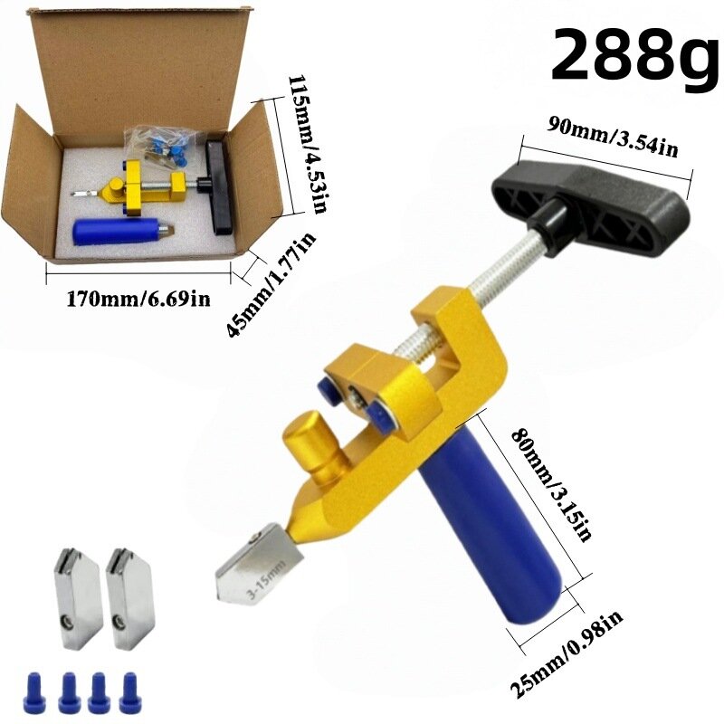 Ручной многофункциональный алмазный резак для плитки, инструмент для открытия плитки, высокоточный инструмент