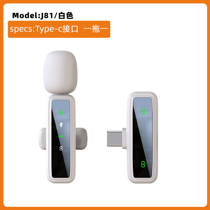 SG Хит продаж, кросс-бордер, частная модель J86, один держатель, два микрофона, беспроводной петличный микрофон, универсальный для телефонов, камер, аудио 3-в-1