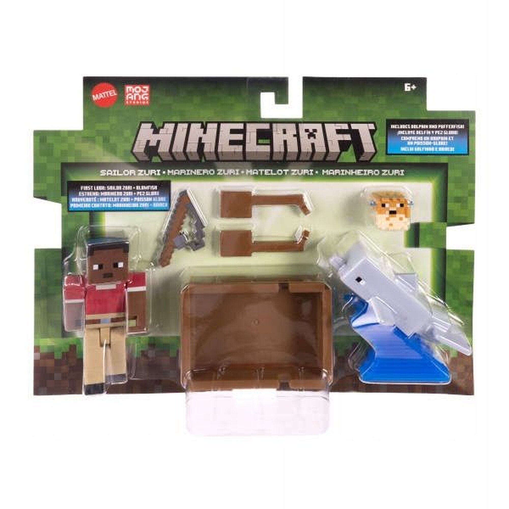 Фигурки Mattel "Minecraft" GTT53_JCN50 + аксессуары, пластик
