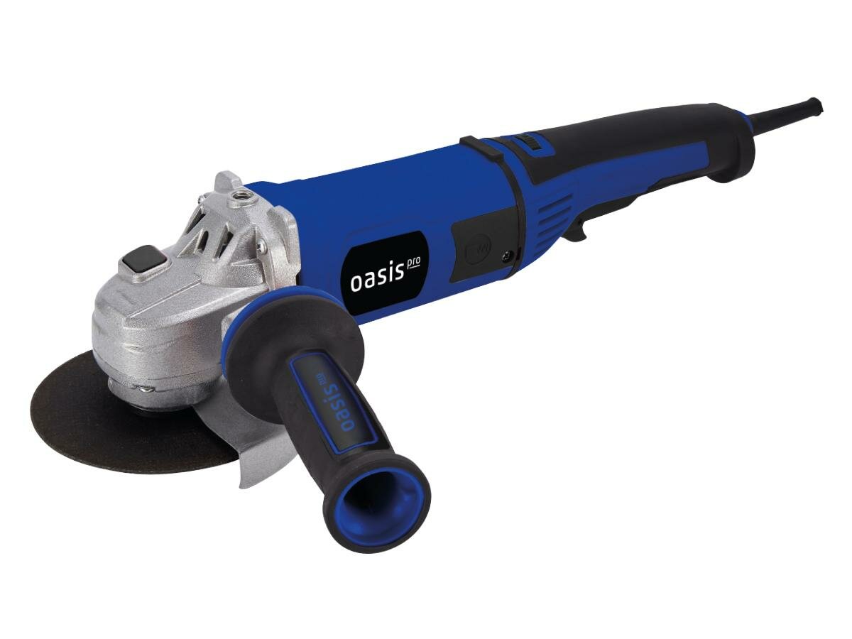 Шлифовальная машина угловая 125/ 900ВТ 0-11000 об. МИН. Регулятор обор ВЕС 2.4КГ OASIS