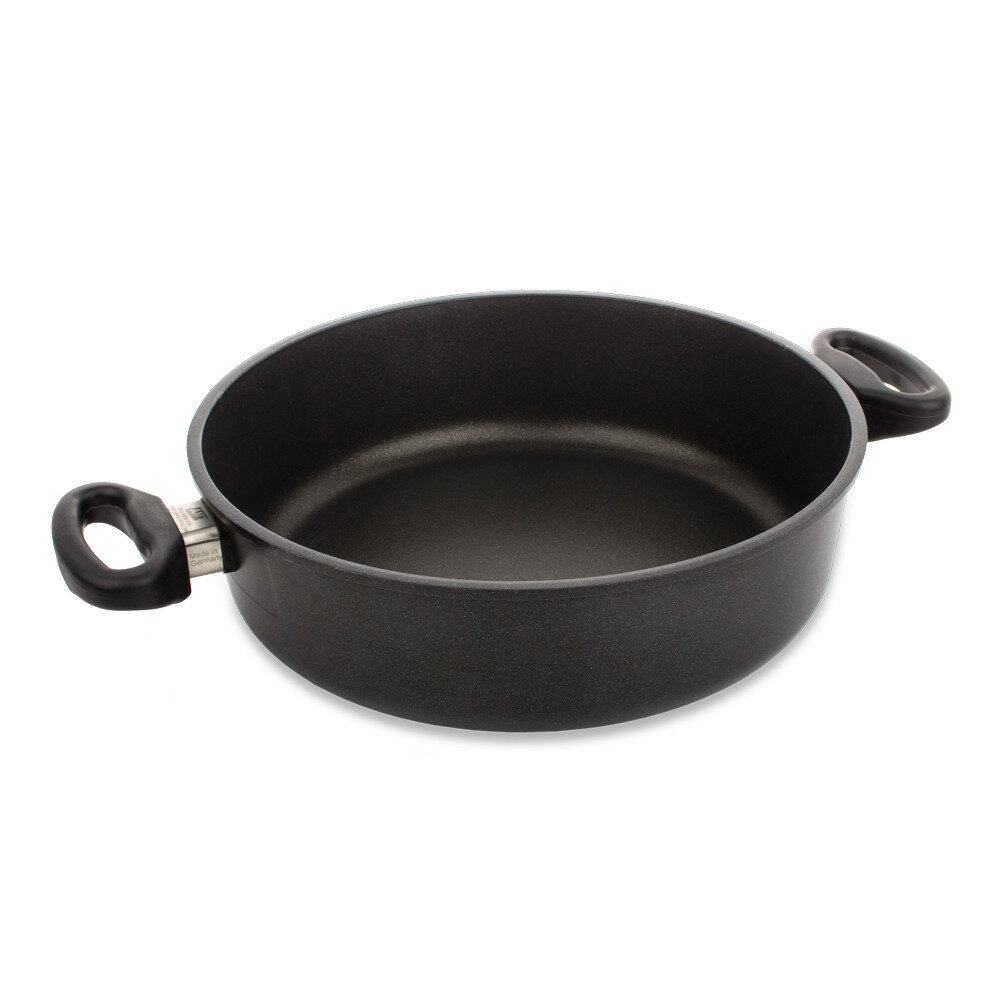 Сотейник AMT Frying Pans AMTI-828, антипригарное покрытие, черный, 28см, 4.3л