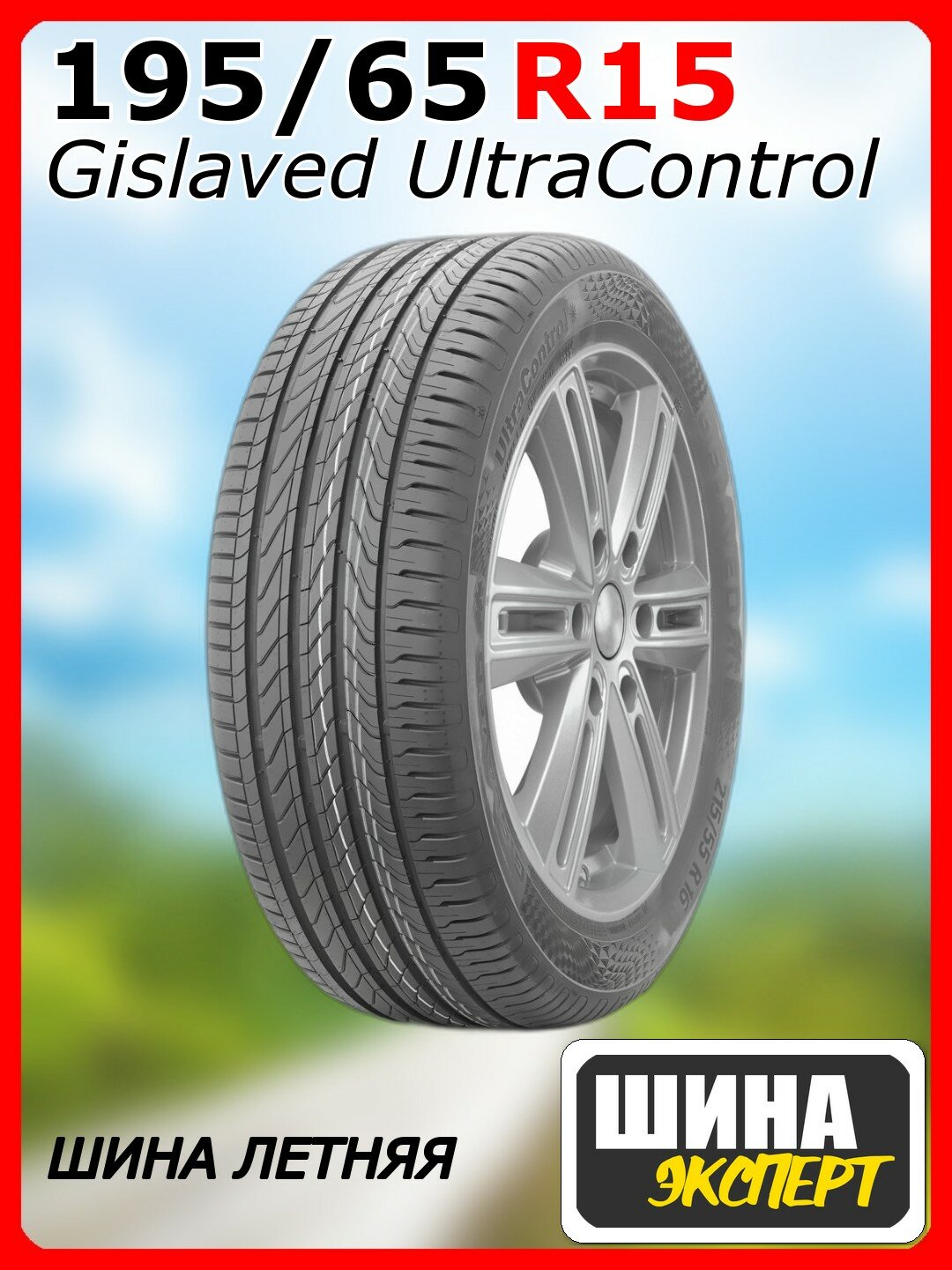 Шина летняя Gislaved 195/65/15 V 91 UltraControl для легковых автомобилей 03134470000