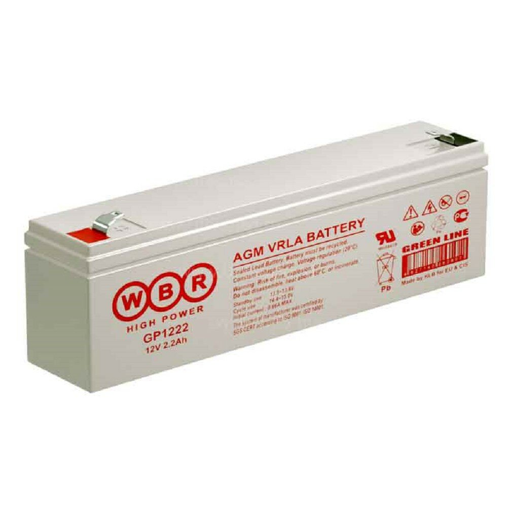 Батарея для ИБП WBR GP1222 12B, 2300мАч AGM