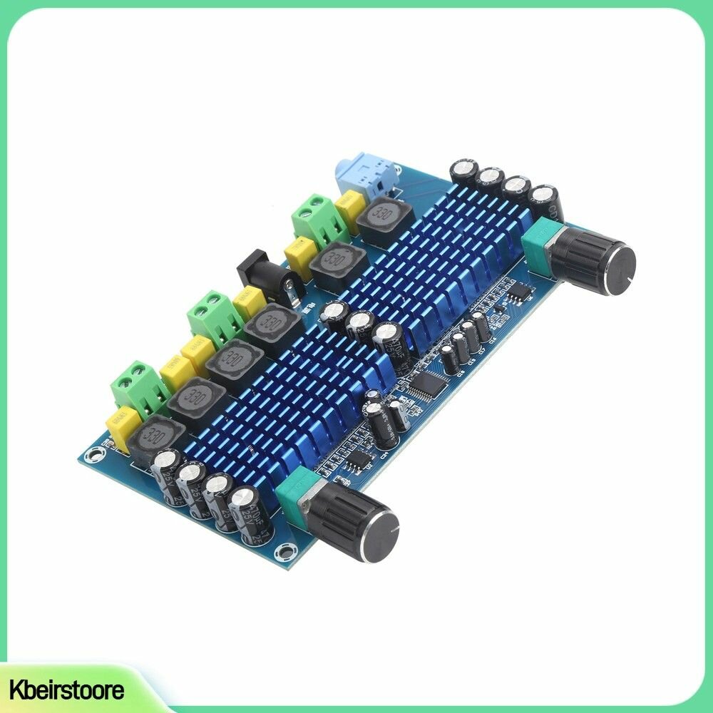 Плата усилителя мощности TPA3116 D2, 2.1-канальный, модуль усиления басов XH-A312