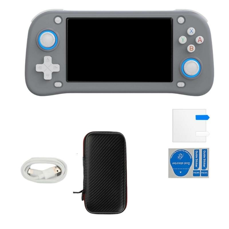 Ретро портативная игровая консоль 4.3 дюйма, 64/128 Гб, Серый - 64G