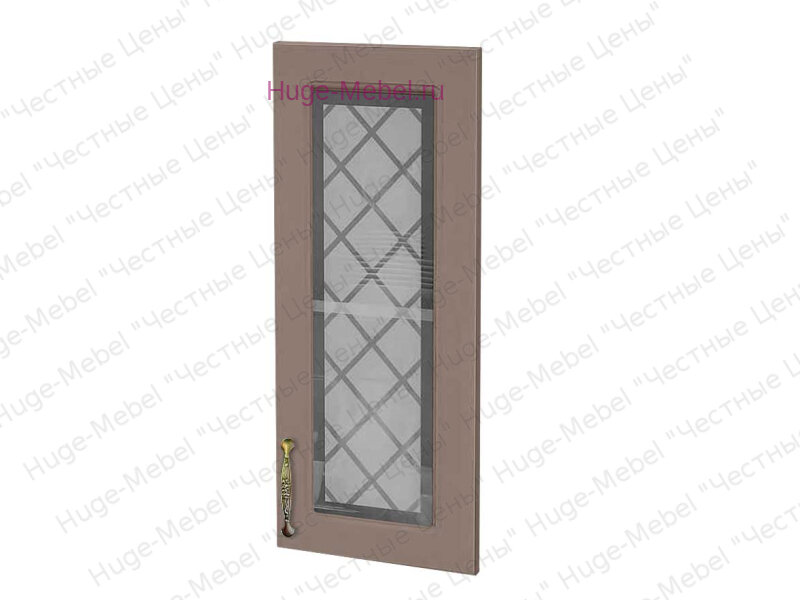 Кухонный фасад Ф-104 дуб кофе (Модена) Huge Mebel . Ширина 446 Высота 712. Кухонные фасады