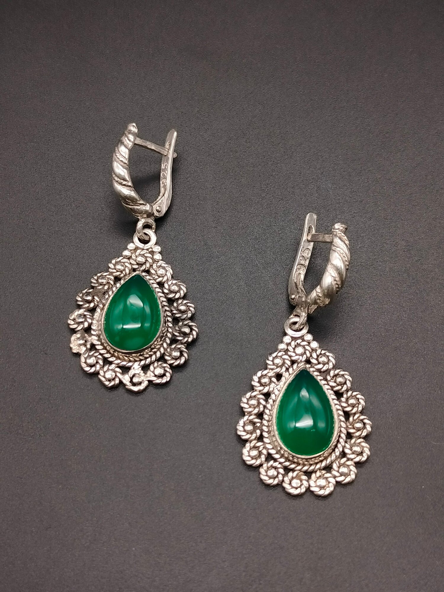 Серьги, серебро, 925 проба