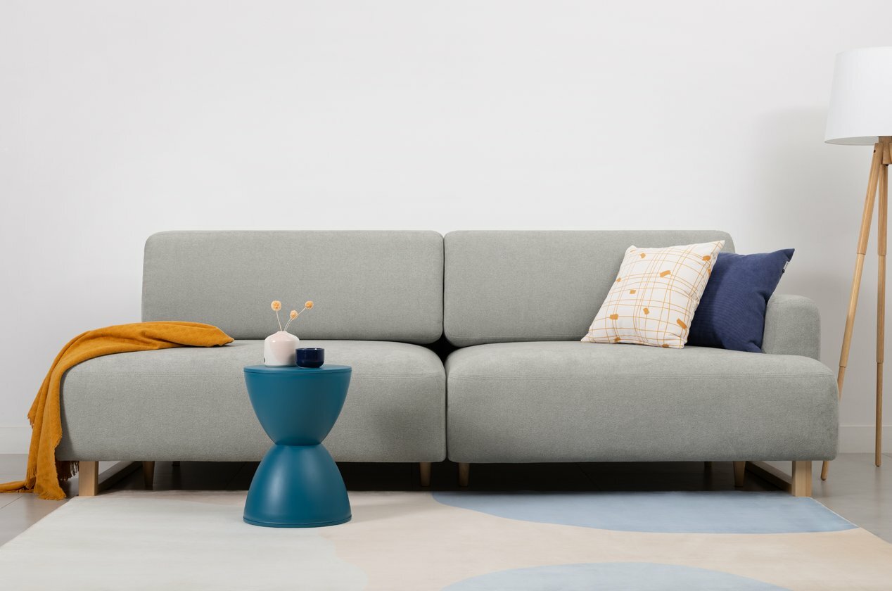 Диван-кровать раскладной Divan.ru Онте Букле Бежевый, 237х111х85 см, спальное место 156х220 см, бежевый, букле