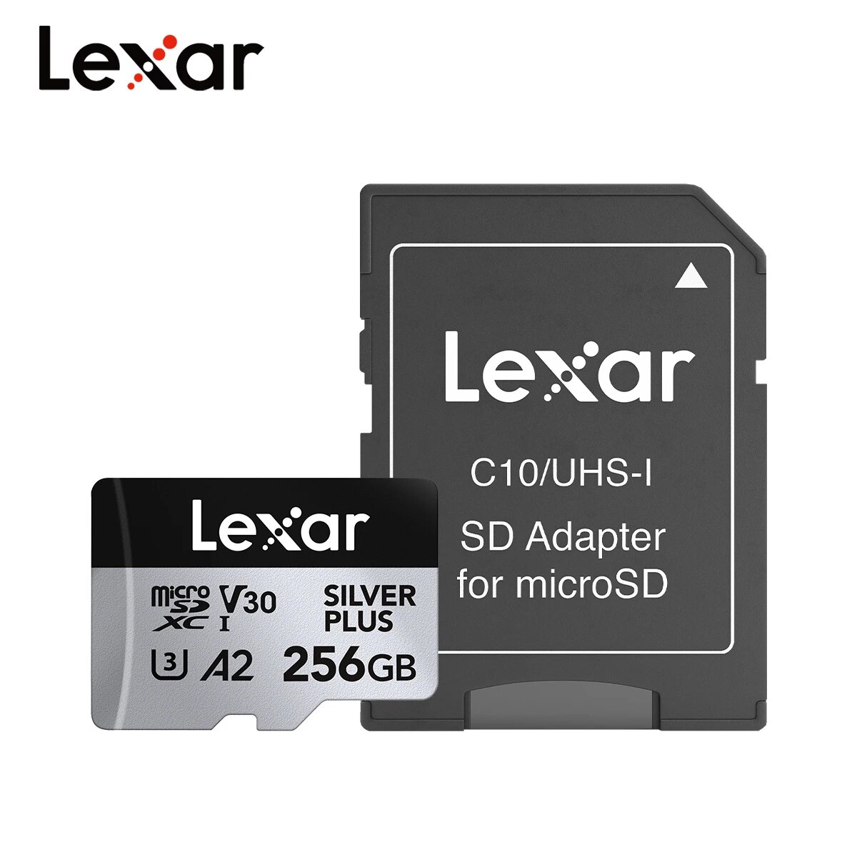 Lexar Silver Plus 64GB microSDXC V30 A2 — фото 1