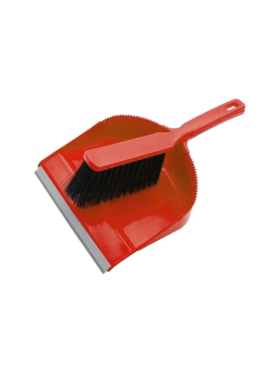 Эргономичный пластиковый совок с метлой для уборки