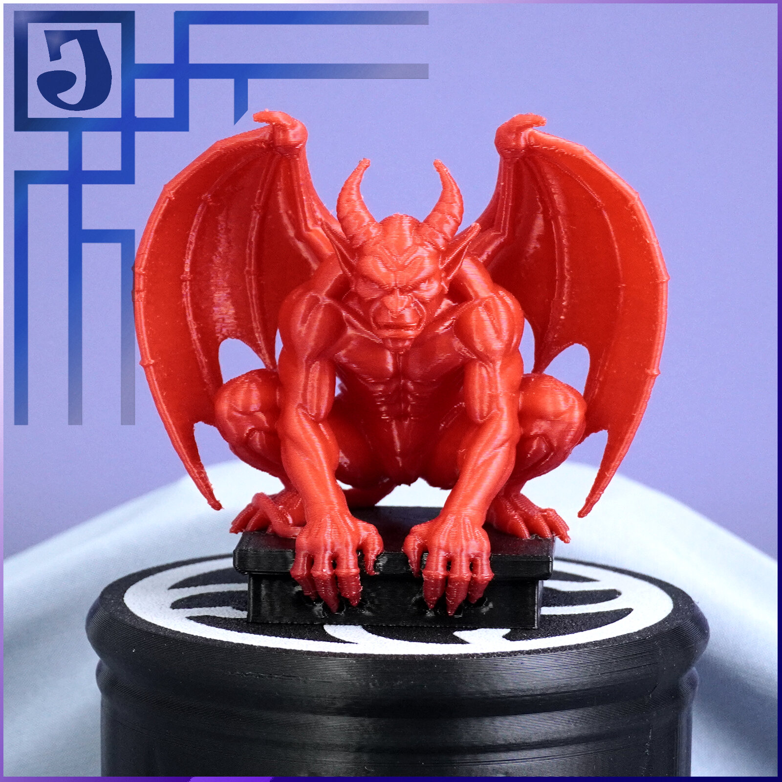 Фигурка "Горгулья", готическая скульптура, оригинальный подарок в стиле фэнтези