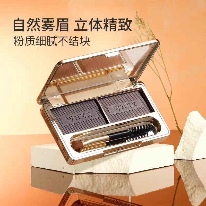 Двухцветная пудра для бровей GILDED FLOWER SHADDW, ТОН 03