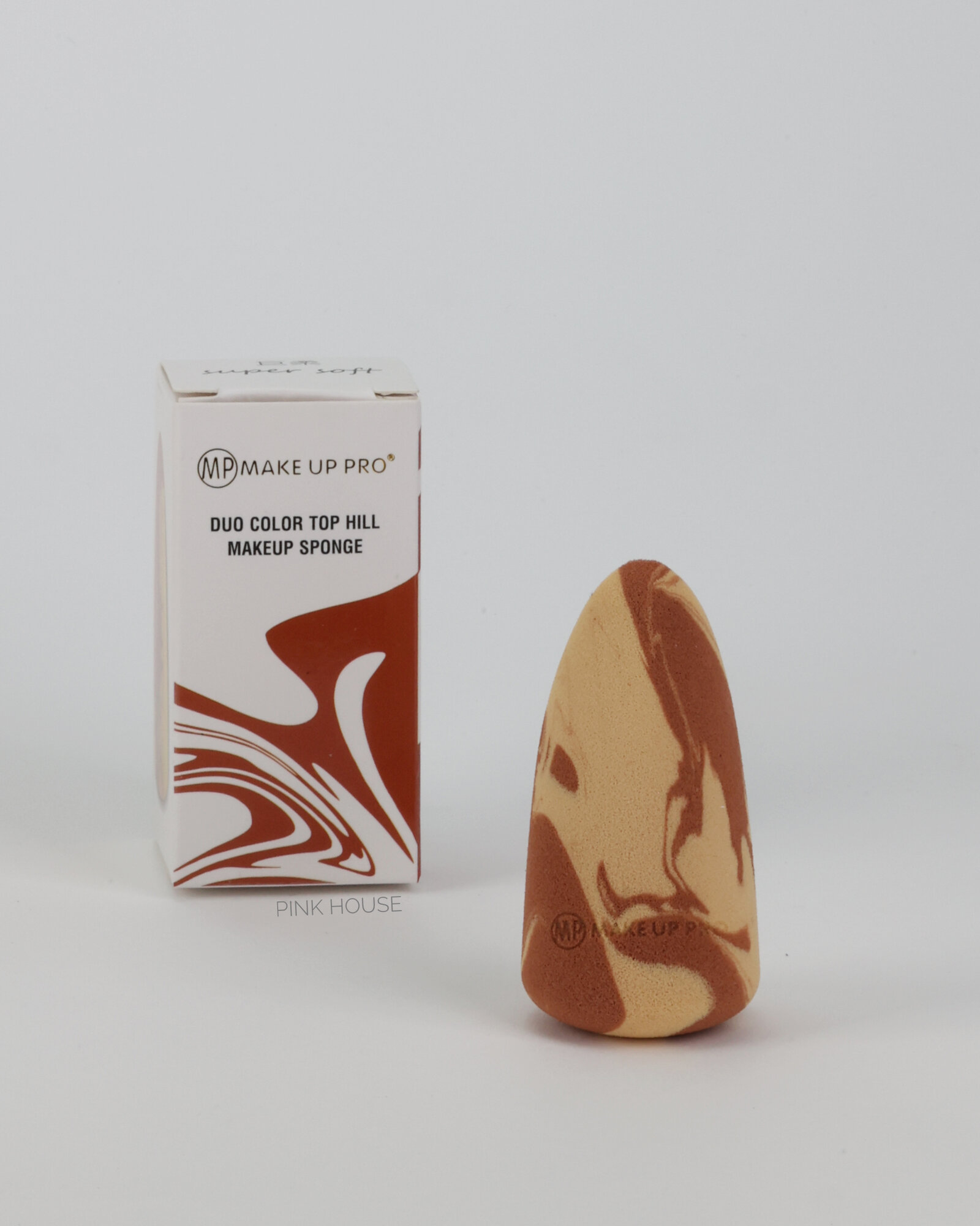 PiNK HOUSE Универсальный двухцветный спонж для макияжа duo color в коробке