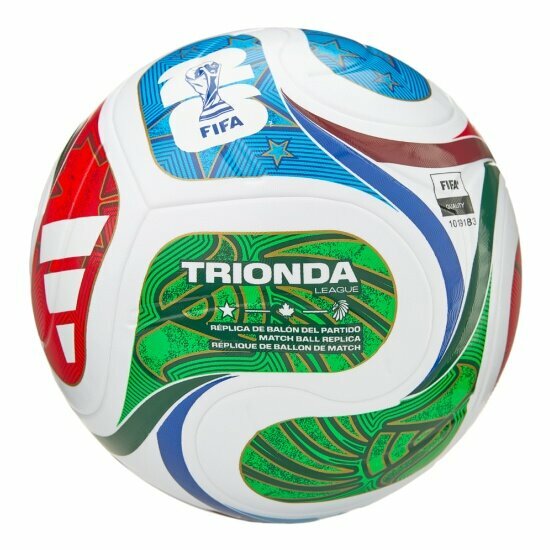 Мяч футбольный Adidas WC26 Trionda League BOX JD8045, размер 5