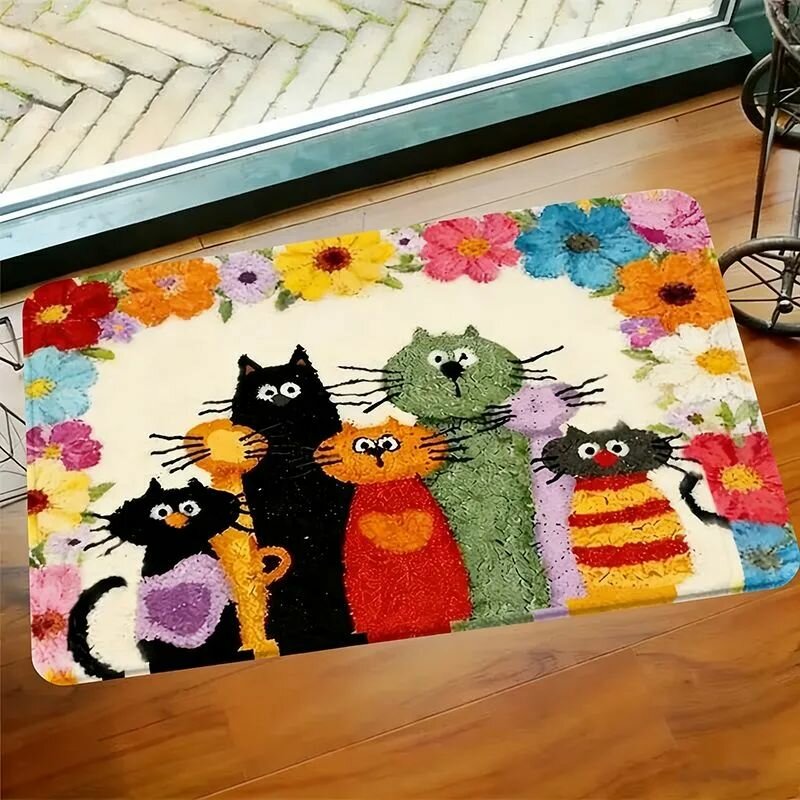 Персонализированный небольшой ковер в прихожей, 40 x 60 см