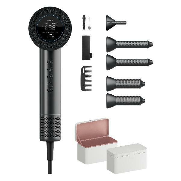 Фен-стайлер Remez MODEL S+ Sensor в кейсе Bebox RMB-720
