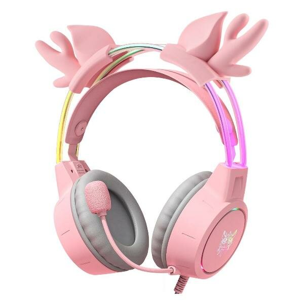Игровые наушники Onikuma X15 pro Pink Furie