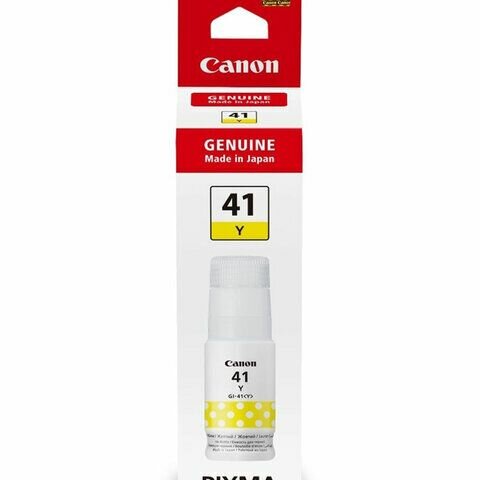 Чернила CANON (GI-41Y) для G1400/G2400/G3400, желтые, 7700 стр, Оригинальные, 4545C001