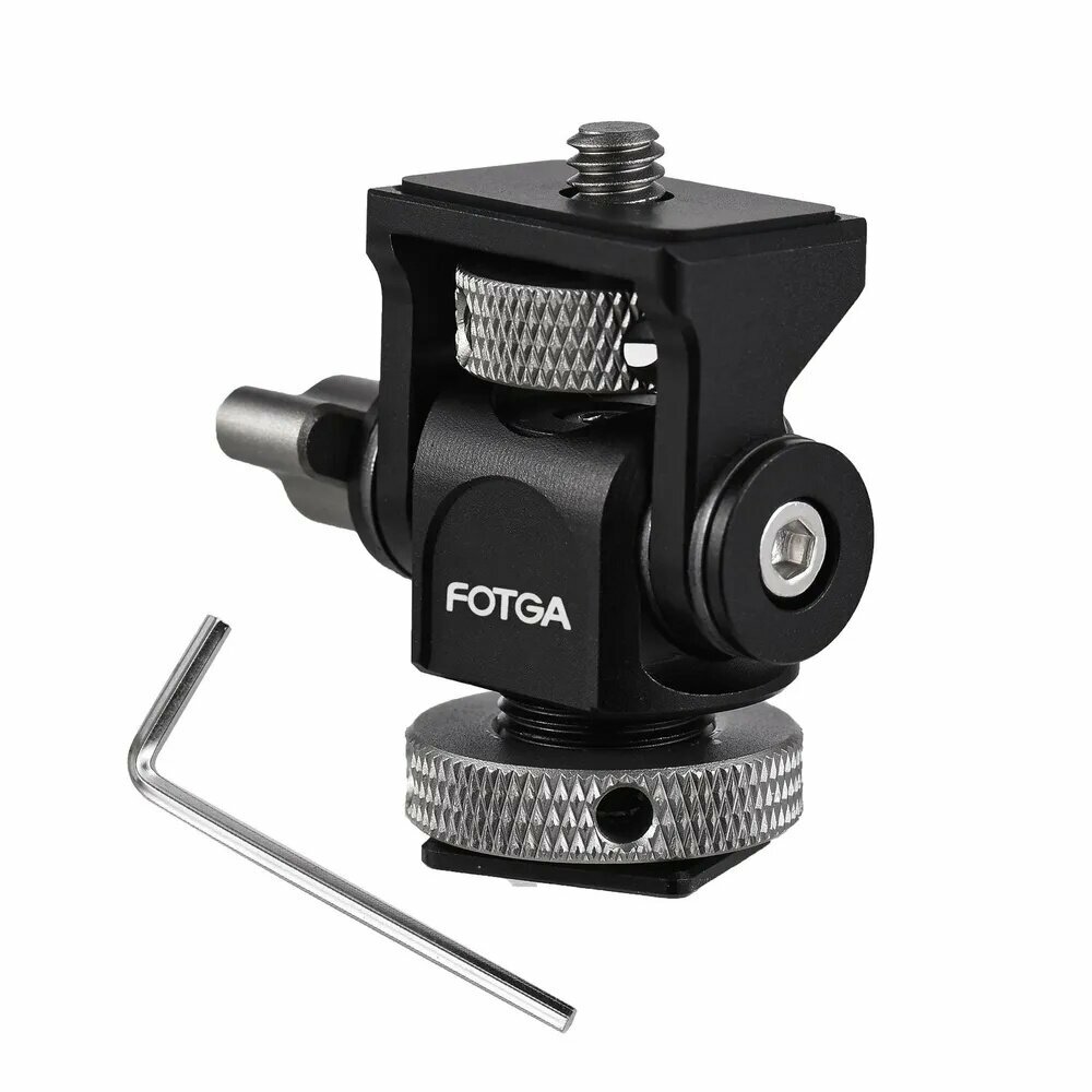 Combuy FOTGA Кронштейн для крепления монитора камеры с холодным башмаком Держатель