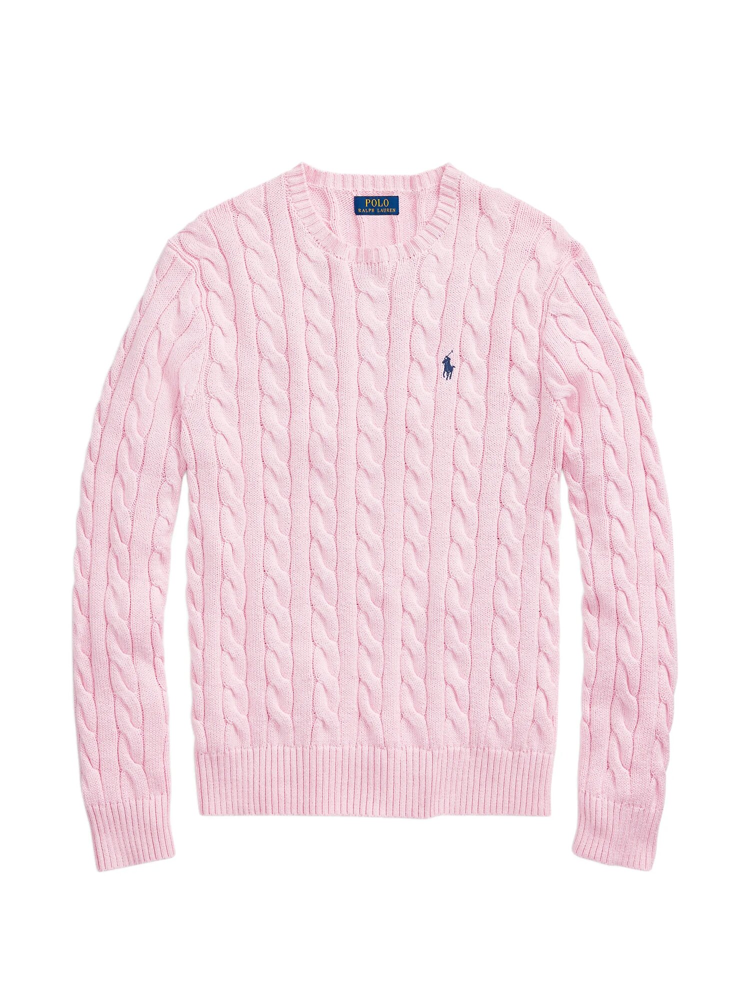 Свитер Cable-knit crew neck sweater