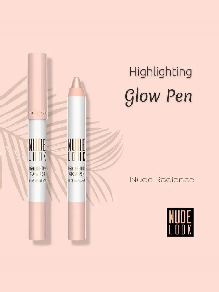 Хайлайтер для лица карандаш Golden Rose Nude Look Highlighting Glow Pen Nude Radiance Усиливает сияние