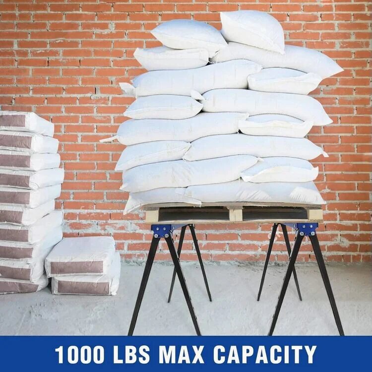 Козлы строительные WORKPRO WP289025, складные, стальные, максимальная нагрузка 225кг