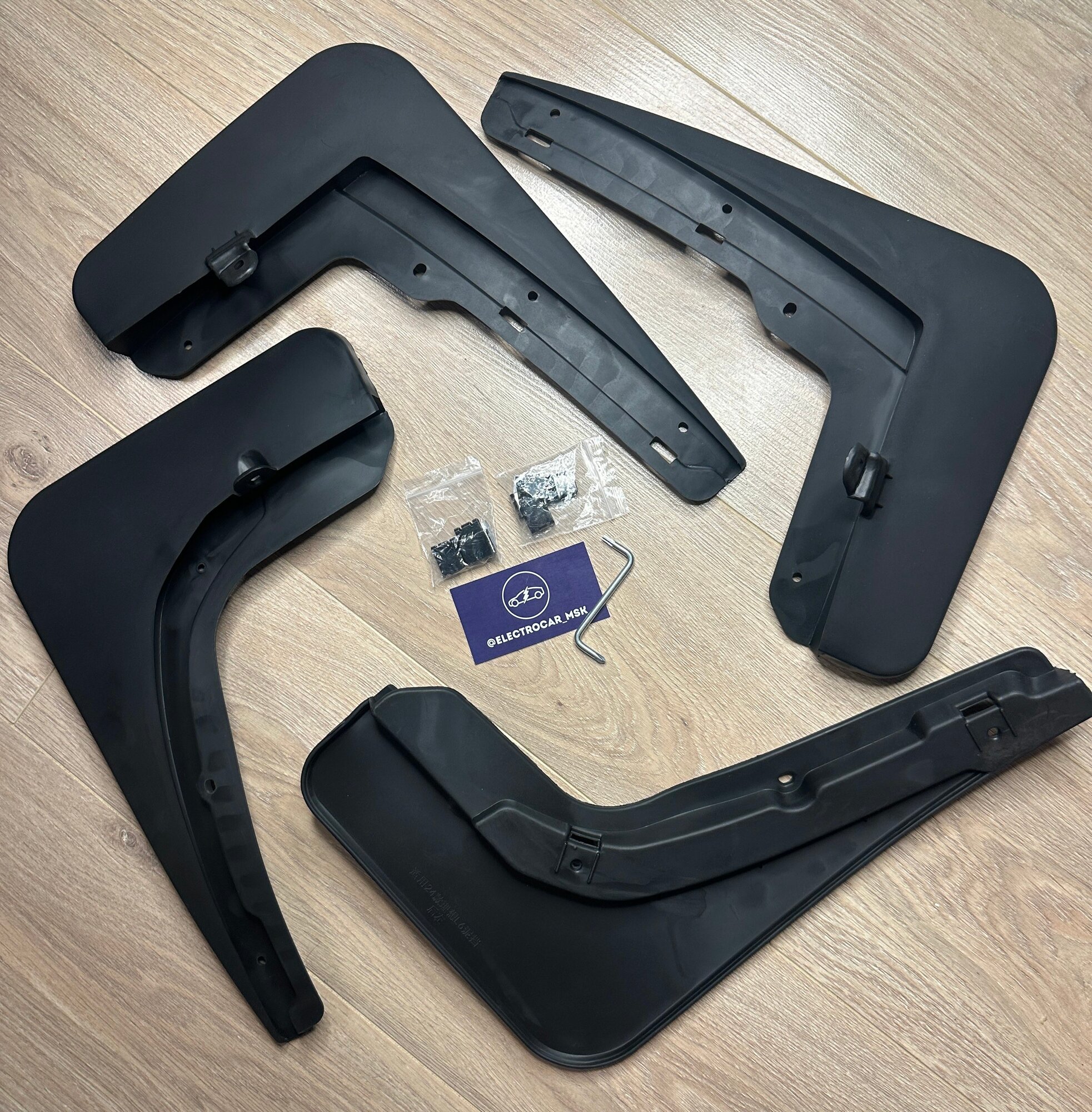 Брызговики мягкие Flex для Lixiang L6/ Лисян Л6, передние и задние, комплект, 4 шт, обновленные