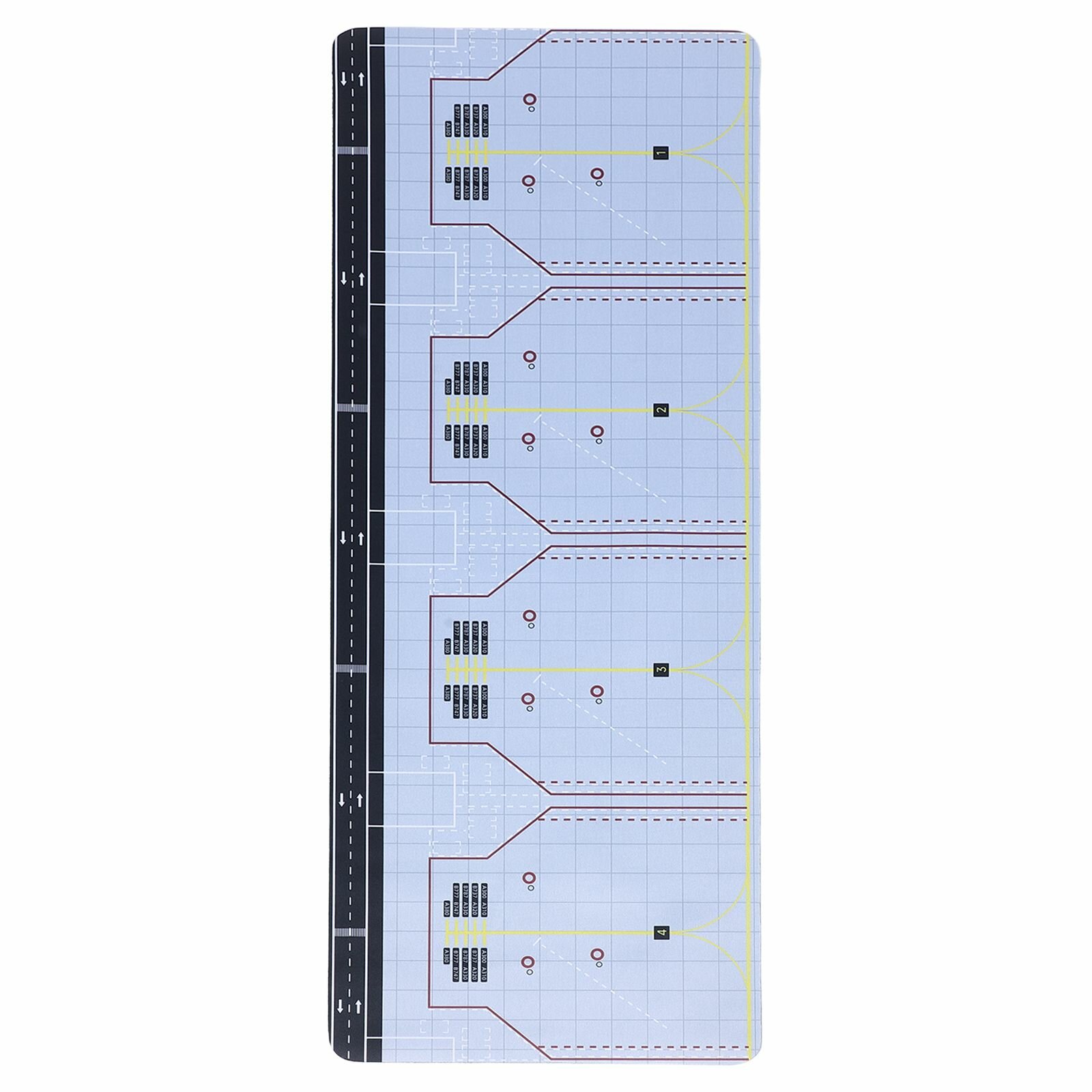 Реалистичная резиновая база самолётного ангара для миниатюрных моделей авиации для декоративного использования
