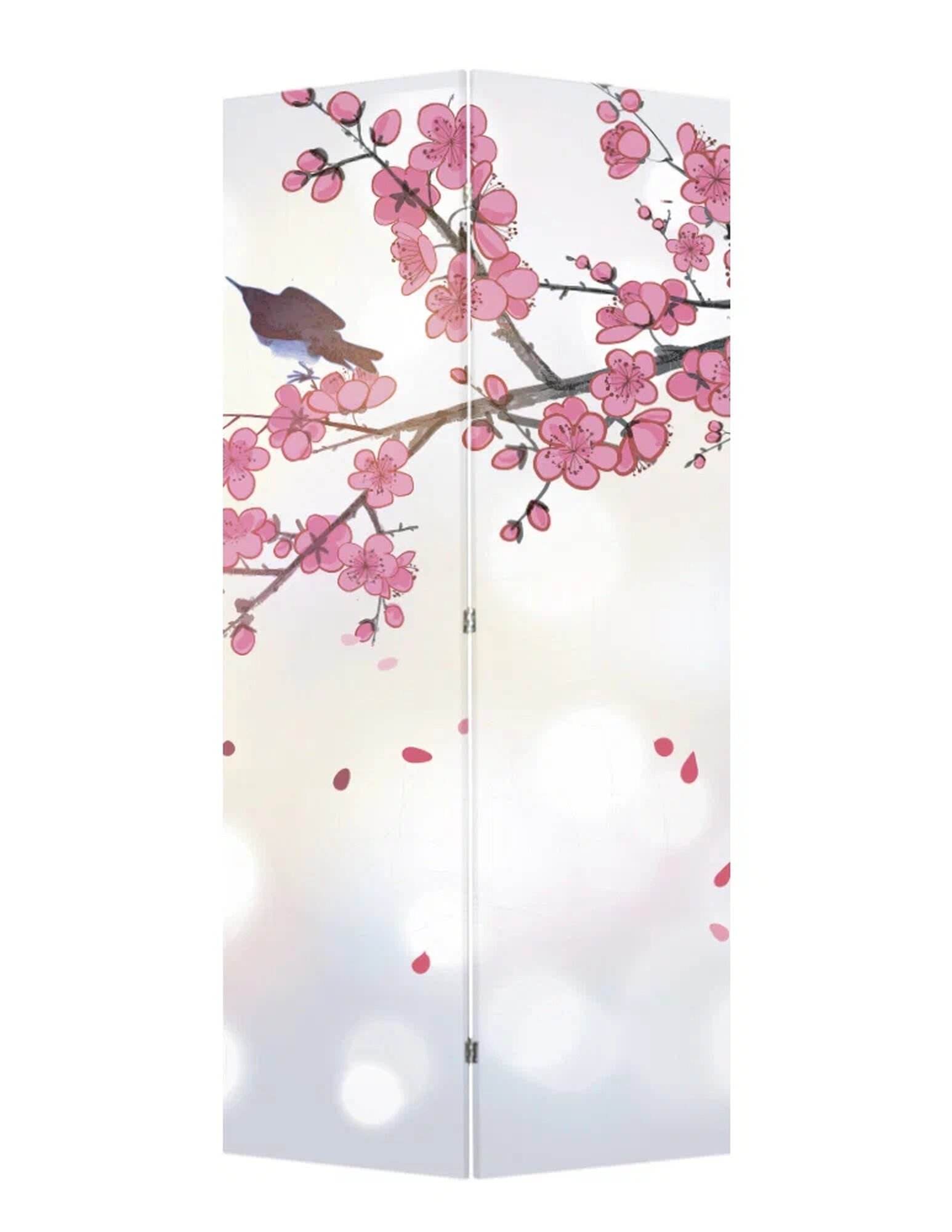 Ширма перегородка для зонирования «СКТ Сакура Суми 2» - 2б, размер 180х90/45 см
