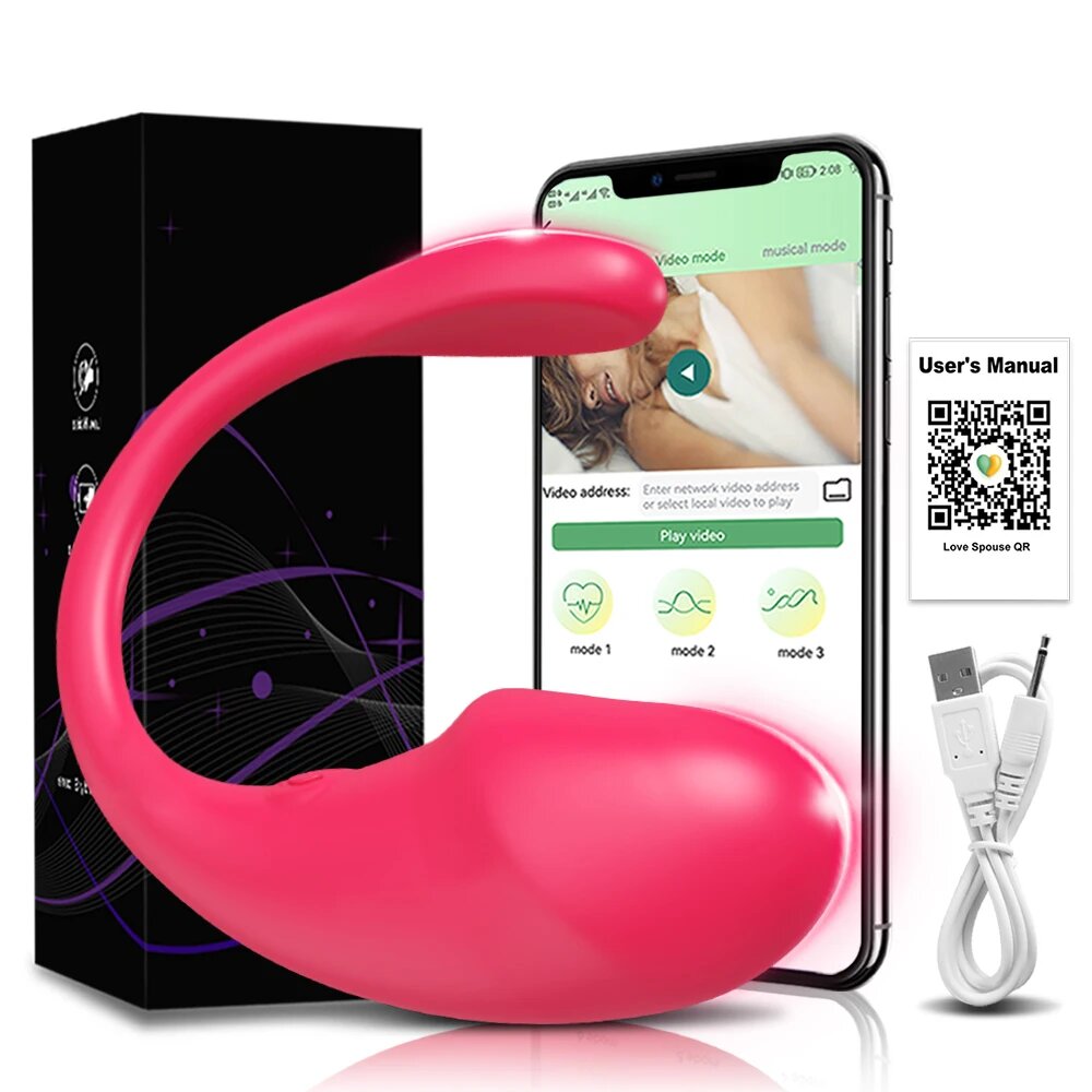 Беспроводной Bluetooth G Spot Фаллоимитатор Вибратор для женщин Приложение Дистанционное Управление Носить Вибрирующее Яйцо Клитор Женские Трусики Секс-Игрушки для Взрослых TD022-RD-Xin-BOX