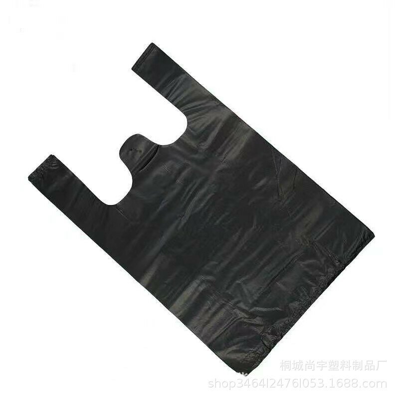 Домашние плоские утолщенные мусорные мешки, черные, большие, ручные пластиковые мешки, мусорные мешки для гостиничных номеров, дропшиппинг
