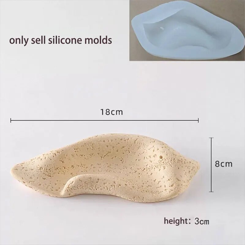 Силиконовая форма для лотка из бетона