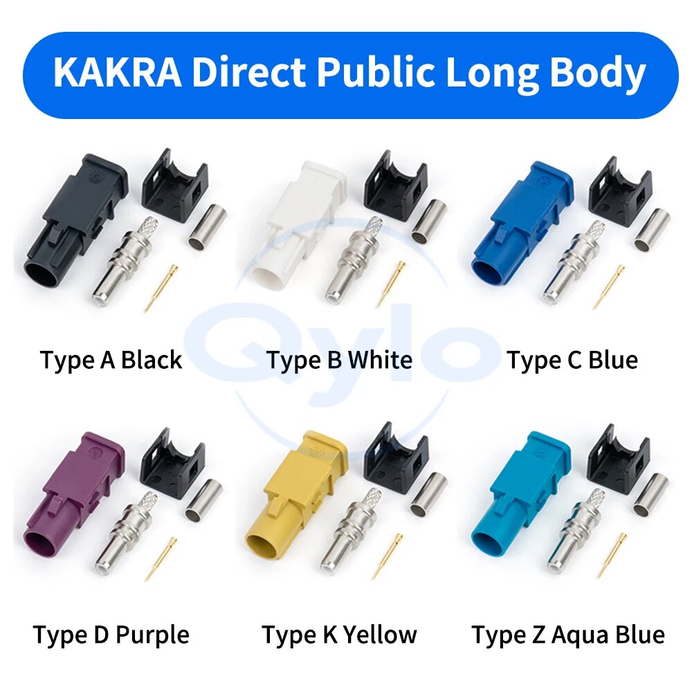 Автомобильный разъем SMB FAKRA-J GPS Type K Yellow