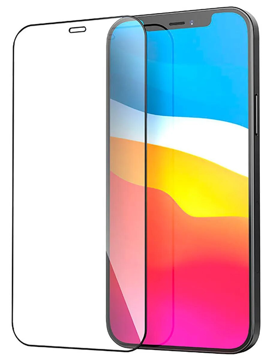 Защитное стекло Hoco A12 iPhone 12 Pro Max "Nano 3D", ударопрочное, усиленные края, цвет черный