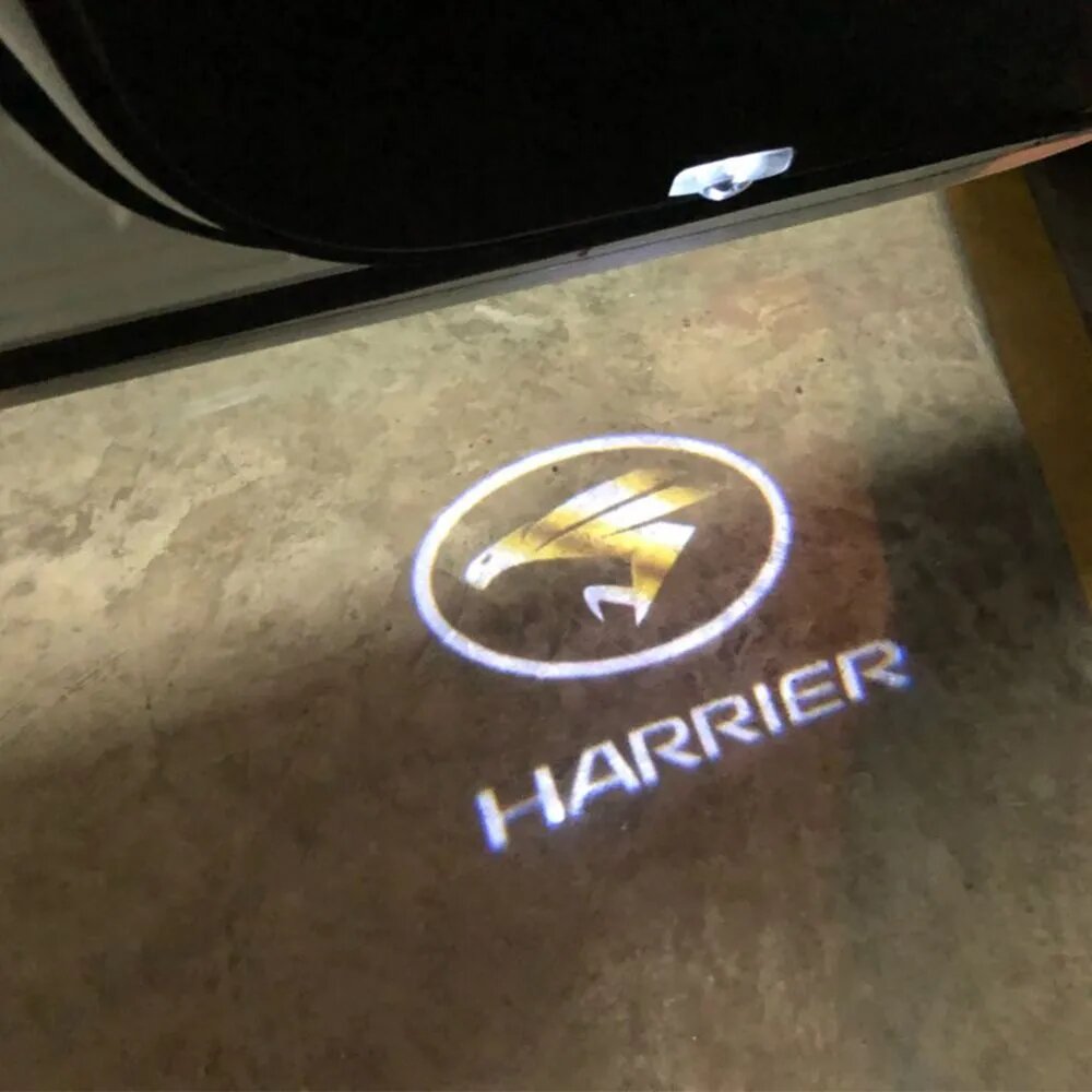 2 шт. для Toyota Harrier 2003-2020 30 60 XU30 XU60 автомобильные дверные фонари с логотипом проектор, Лого Принадлежности, Тойота Харриер