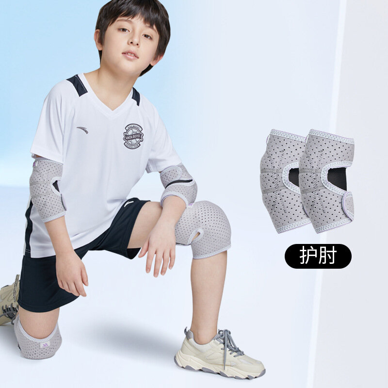 Горячие продажи детских наколенников, налокотников, перчаток, набор для девочек, баскетбол, велосипед, танцы, роликовые коньки, противоударные наколенники, дышащие для мальчиков