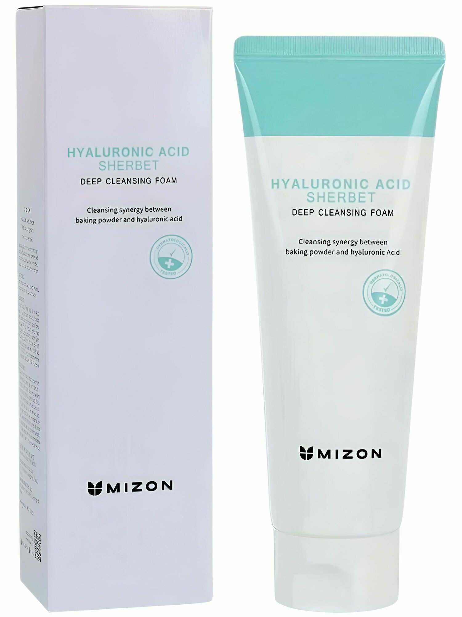 MIZON Пенка для умывания лица с гиалуроновой кислотой HYALURONIC ACID SHERBET DEEP CLEANSING FOAM 150мл