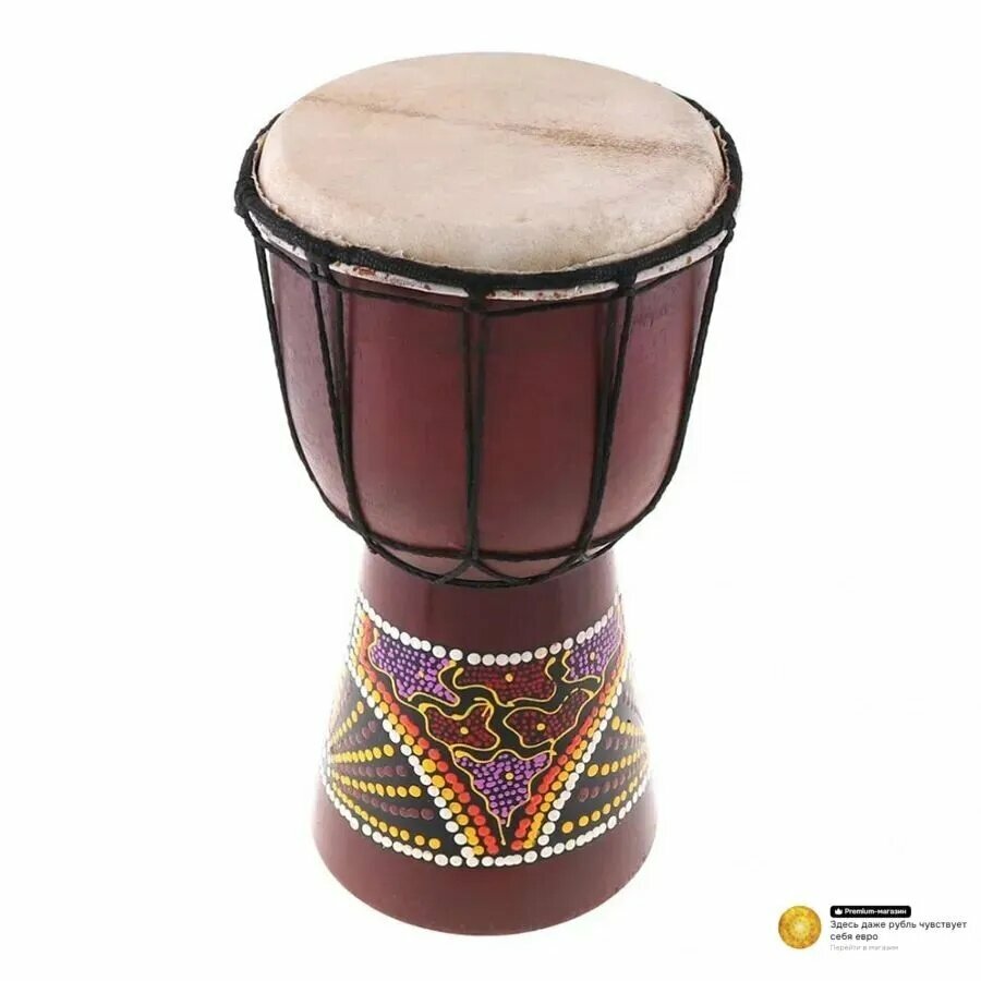 Барабан6-дюймовый африканский барабан, Многоцветный, Tomshoo