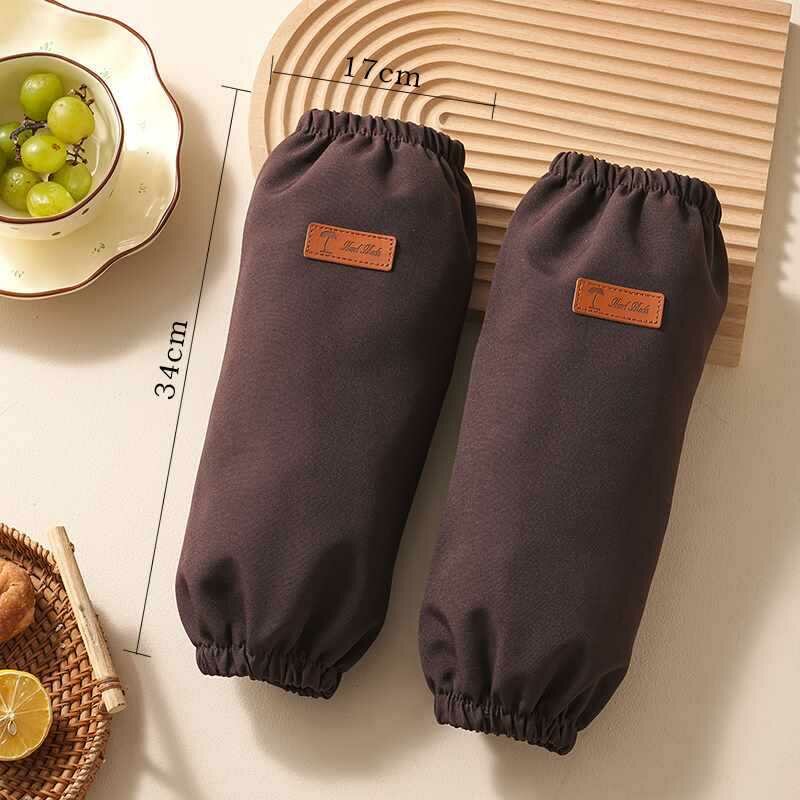 Водонепроницаемые рукава из холста для осени и зимы, офисная живопись, большие хлопковые утепленные рукава, защитные рукава для кухонной работы для мужчин и женщин, домашняя уборка