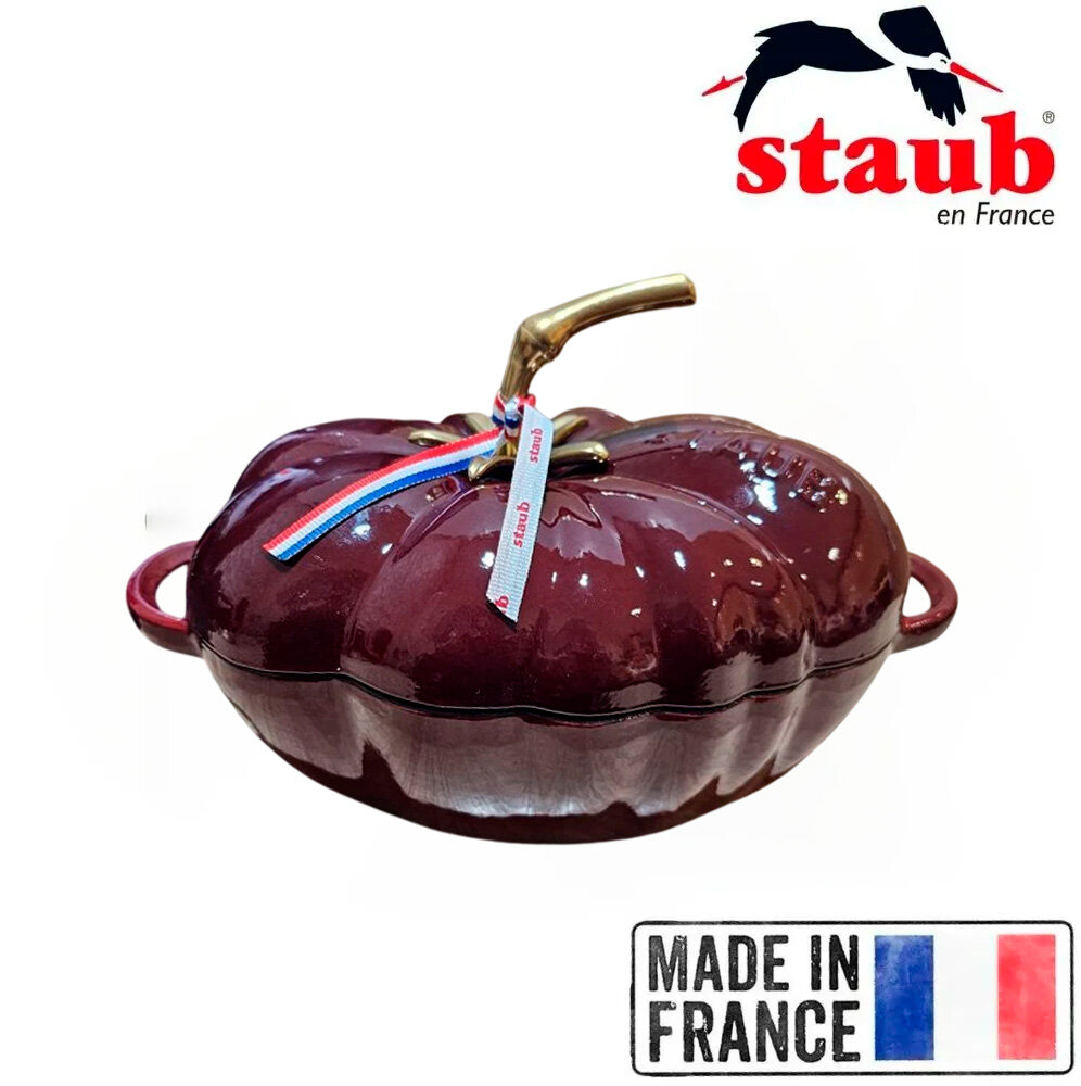 Кастрюля чугунная эмалированная Cocotte Томат бодовый (чугун) 2,9л