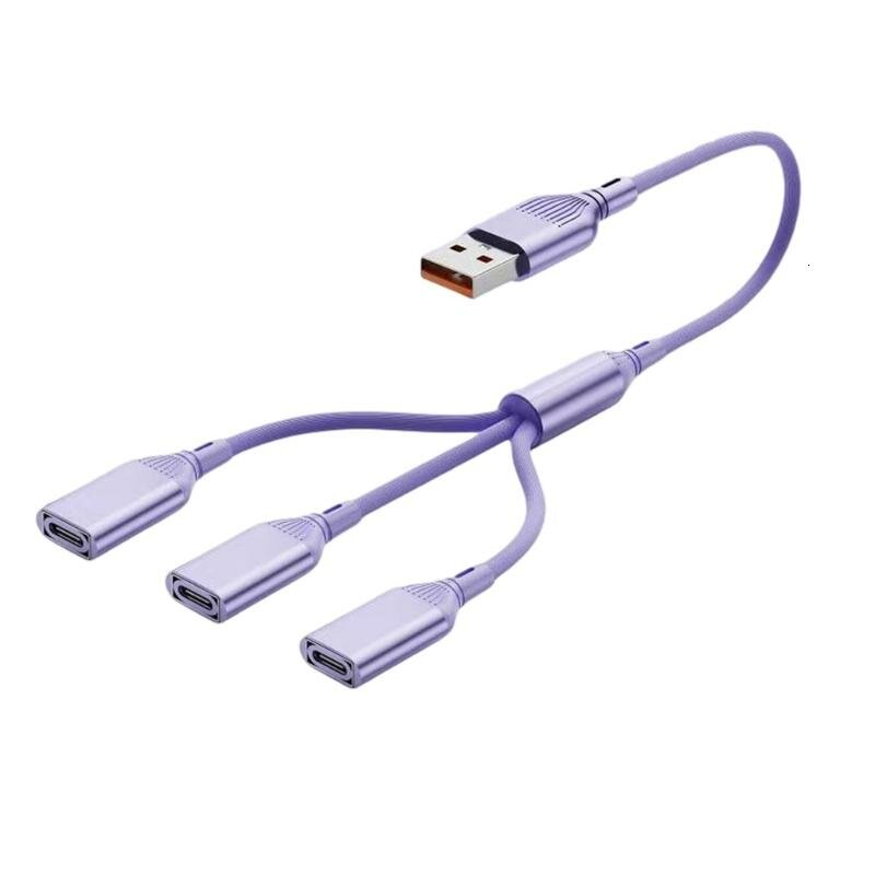 USB 2.0 Type-C разветвитель на 3 порта, Подключение USB к 3-м типам C