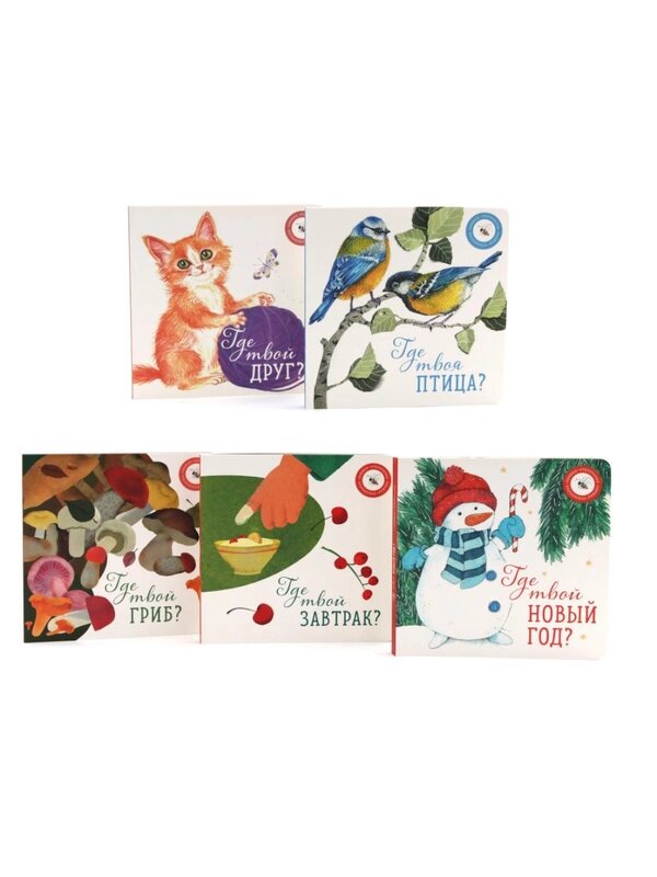 Книги для малышей: книги на каждый день (комплект из 5-ти книг) (Ася Петрова, Елизарова Н.)