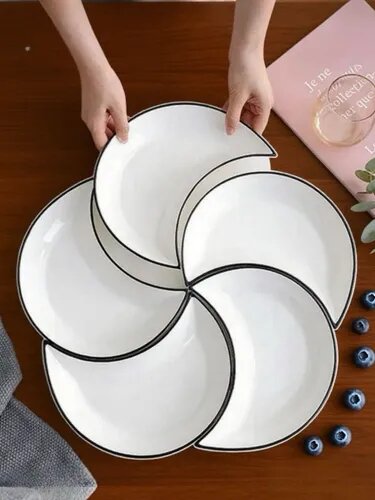 IKEA Набор тарелок 11 см 5 шт белый