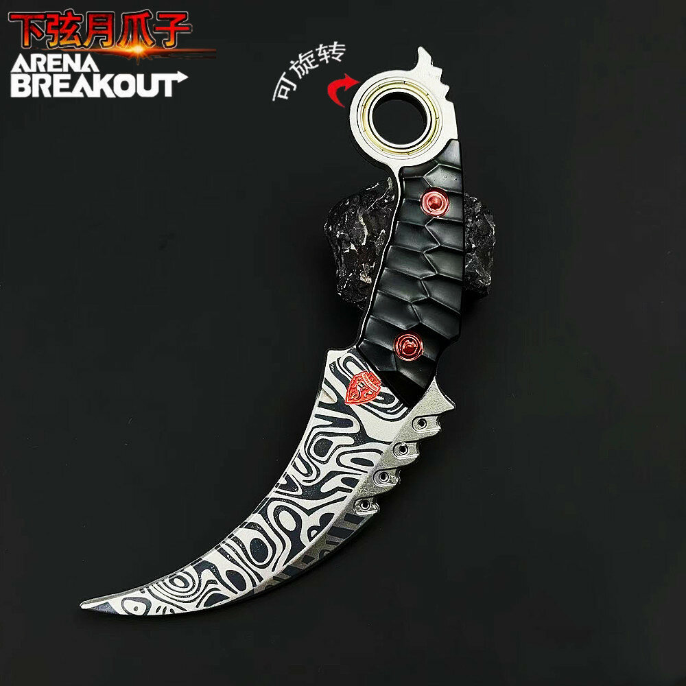 Товары для игры Dark Zone, складной нож Rui Rabbit, граффити, острое лезвие, бабочка, складная модель из сплава, фигурка, игрушка для творчества