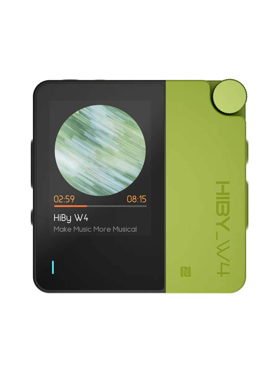 Hiby W4, зеленый, портативный усилитель для наушников и ЦАП