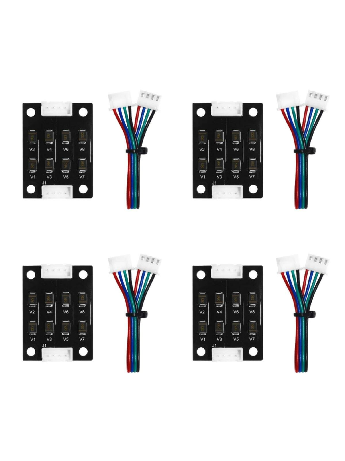 4 Аксессуары для 3D-принтера, фильтр против пульсаций, рисунок против встряхивания 40*30