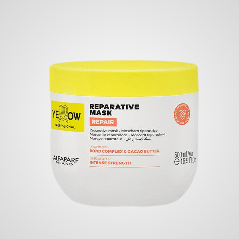 Реконструирующая маска для повреждённых волос 500 мл YELLOW PROFESSIONAL Reparative Mask Маска 500 мл