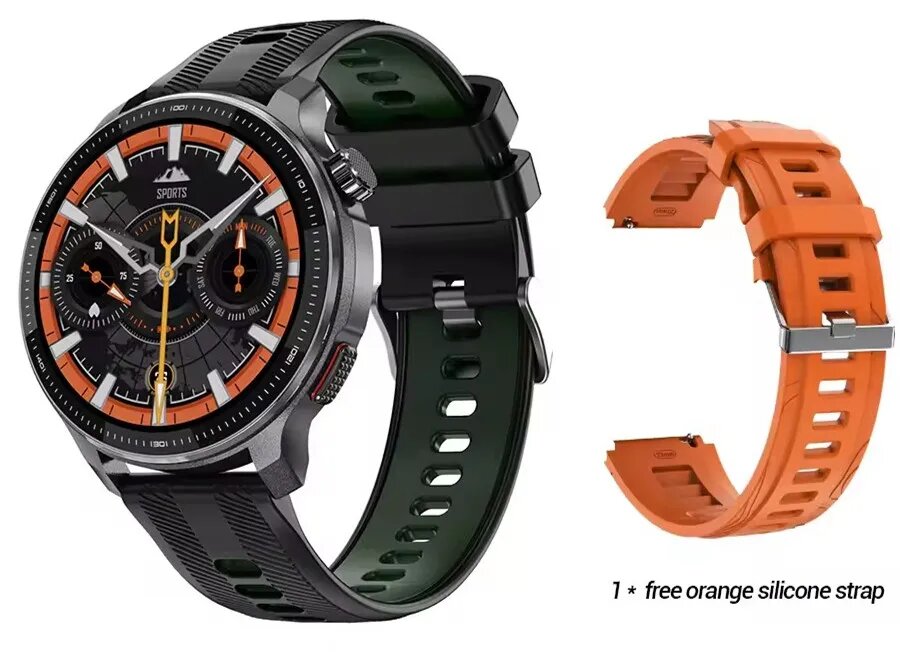Умные часы мужские DT G6 Black Green